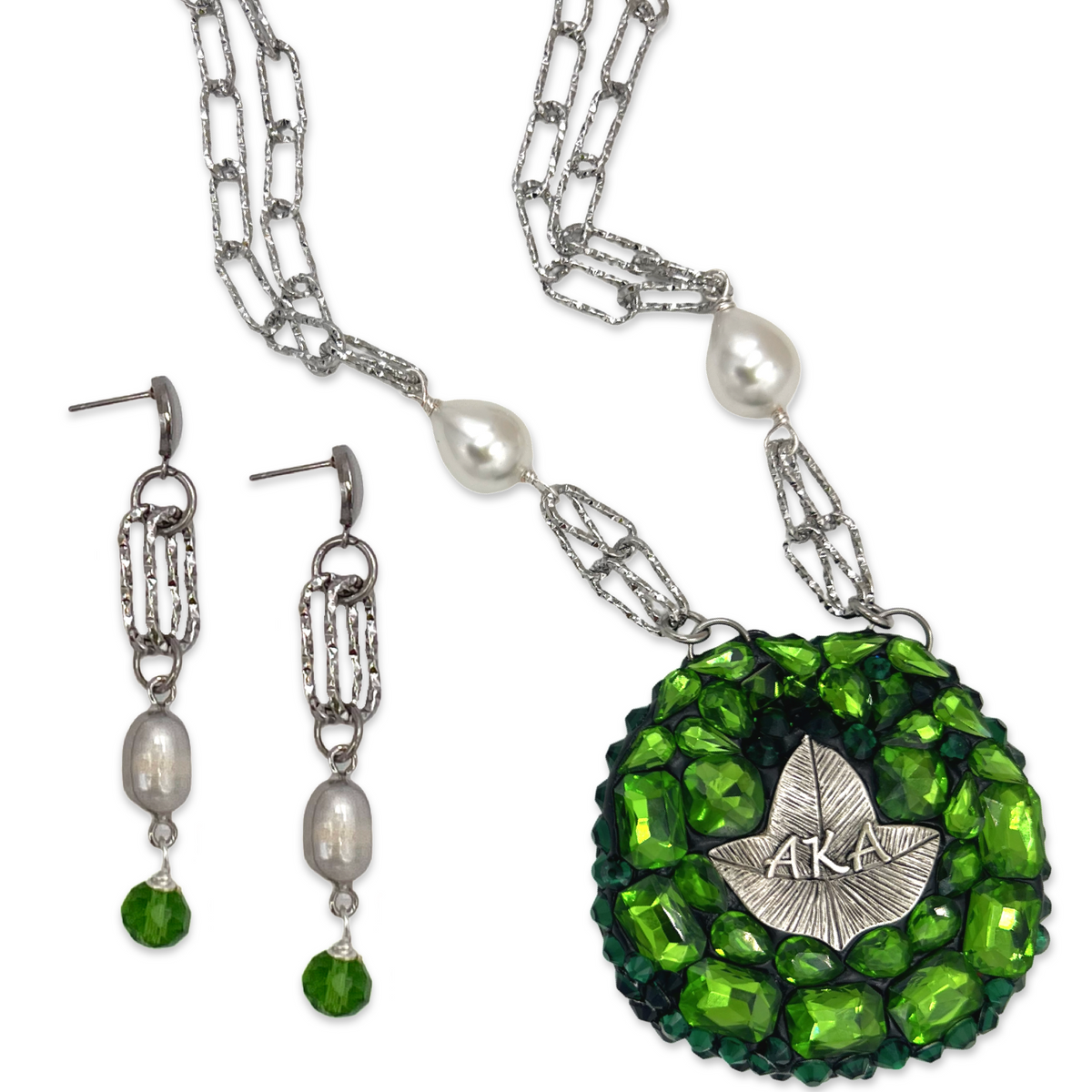 Alpha Kappa Alpha Jewelry: Necklaces, Earrings, Rings, Charms - Cerese ...
