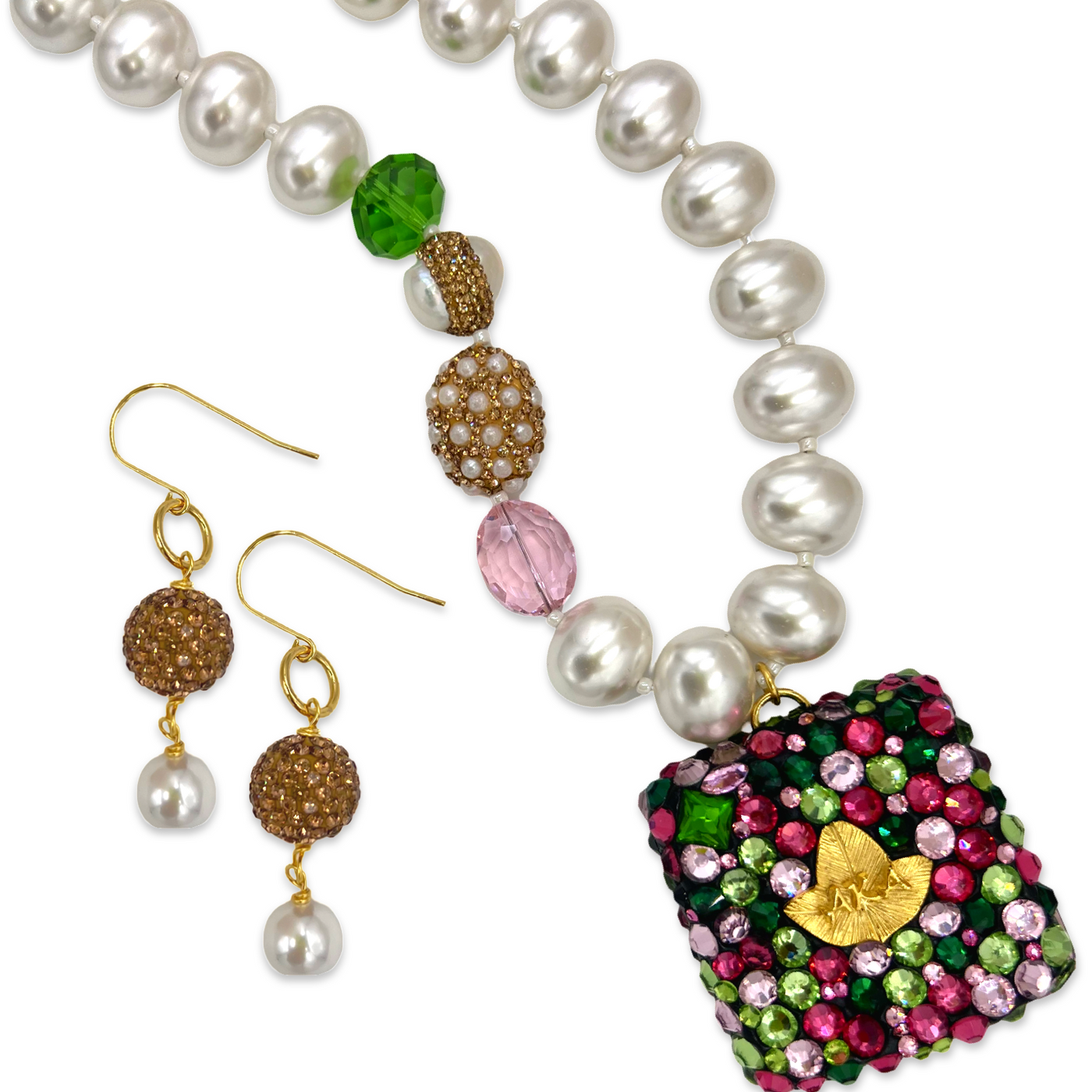 Alpha Kappa Alpha Jewelry: Necklaces, Earrings, Rings, Charms - Cerese ...
