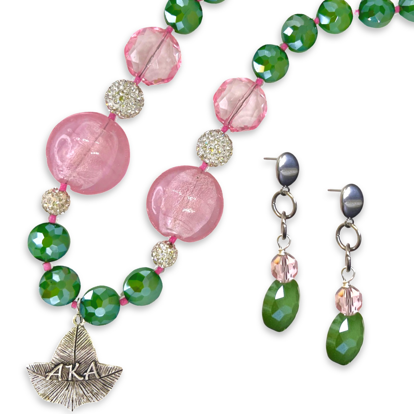 Alpha Kappa Alpha Jewelry: Necklaces, Earrings, Rings, Charms - Cerese ...