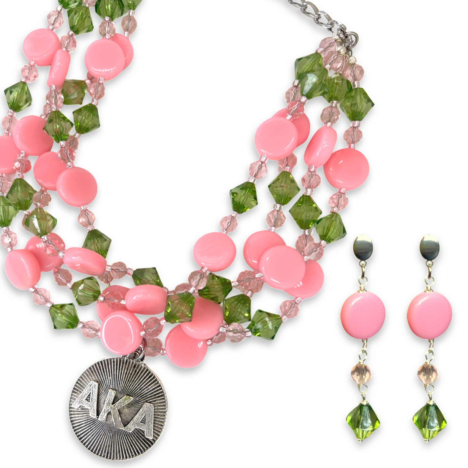 Alpha Kappa Alpha Jewelry: Necklaces, Earrings, Rings, Charms - Cerese ...