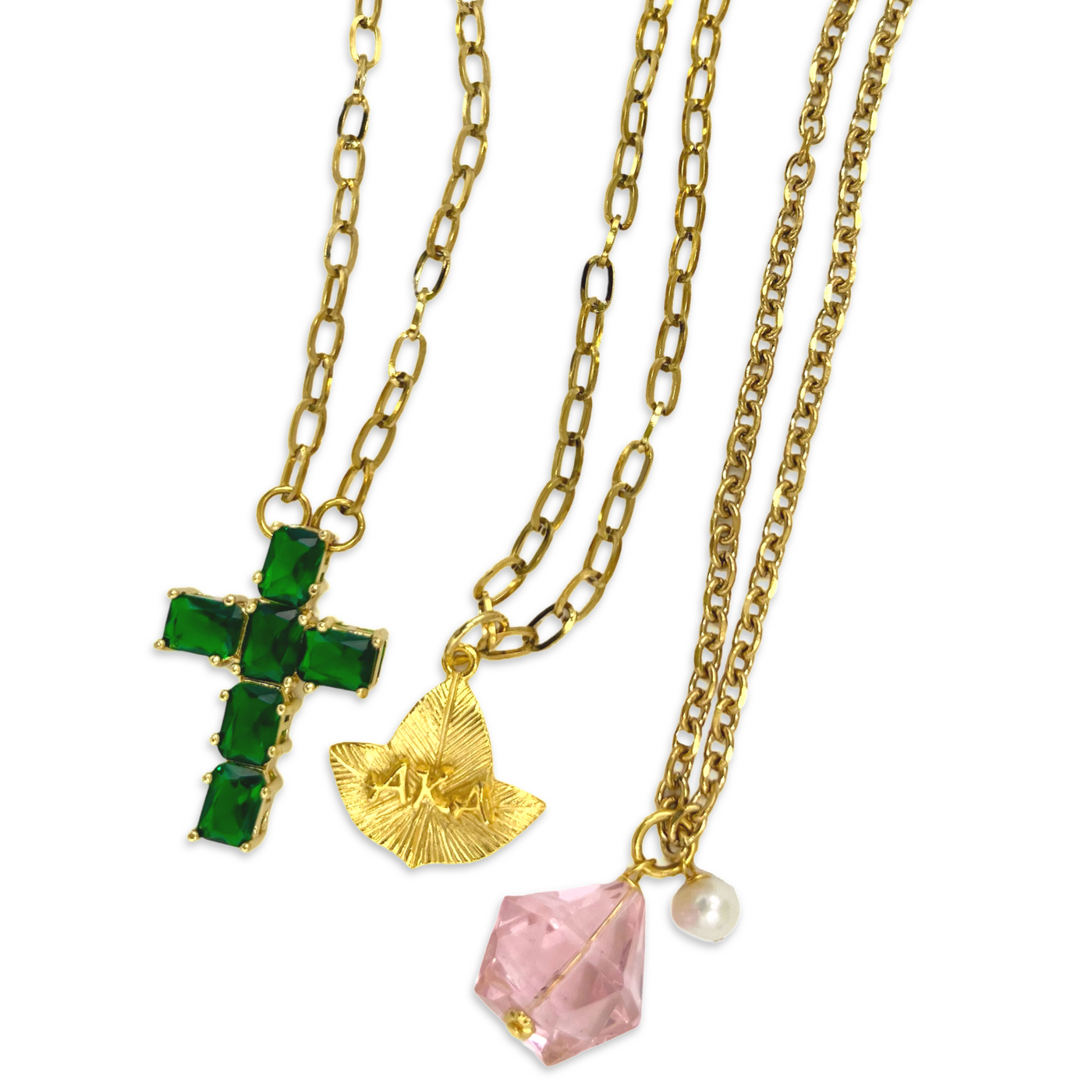 Alpha Kappa Alpha Jewelry: Necklaces, Earrings, Rings, Charms - Cerese ...