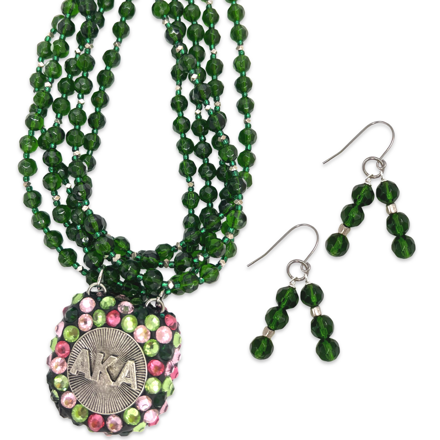 Alpha Kappa Alpha Jewelry: Necklaces, Earrings, Rings, Charms - Cerese ...