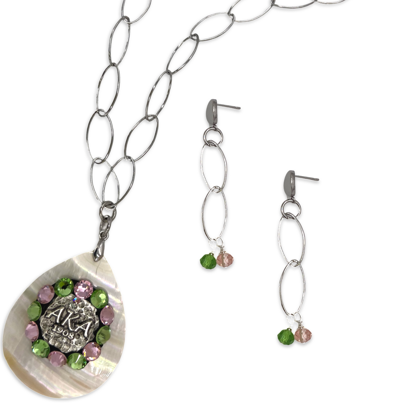 Alpha Kappa Alpha Jewelry: Necklaces, Earrings, Rings, Charms - Cerese ...