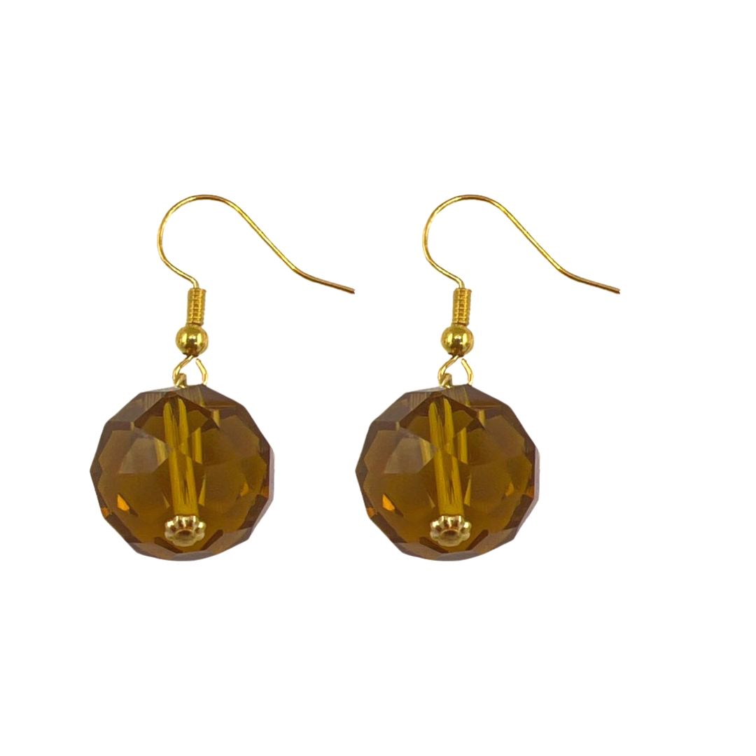 Amber Goose Benin Earring